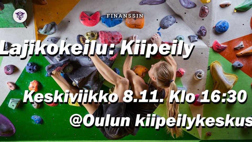 Lajikokeilu: Kiipeily