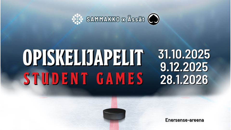 SAMMAKKO x Ässät -opiskelijapelit 2025-2026